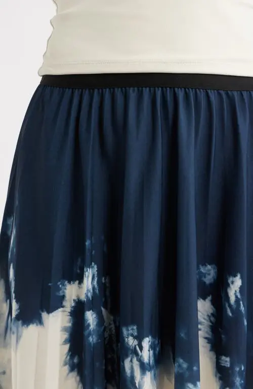 NIKKI LUND Robbie Print Midi Skirt