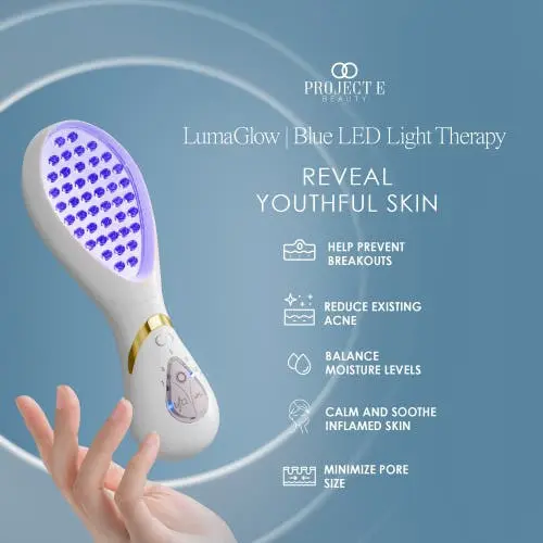 PROJECT E BEAUTY Lumaglow Blue Led Light Therapy Wand
