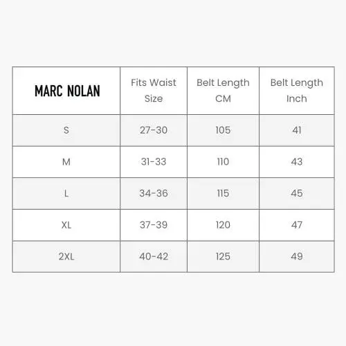 MARC NOLAN Western Hand-painted Cowhide Leather Belt