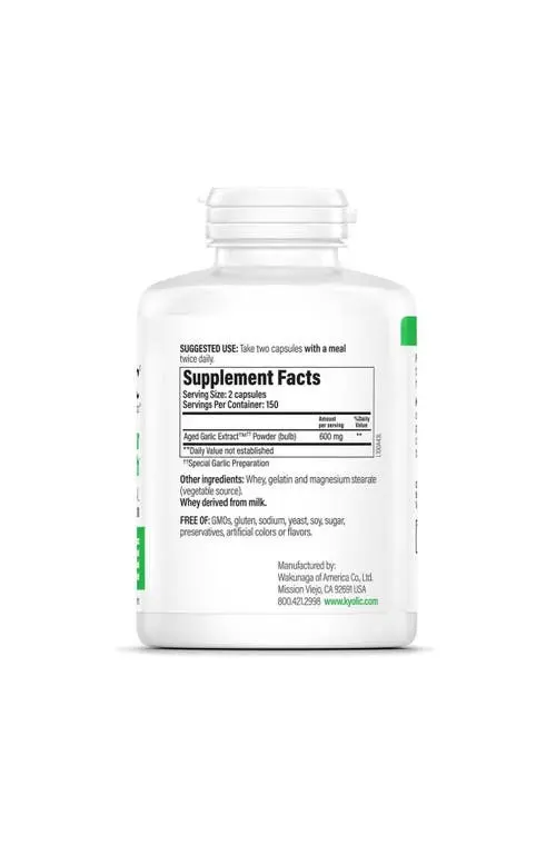 KYOLIC Aged Garlic Extract Formula 100, Cardiovascular Health