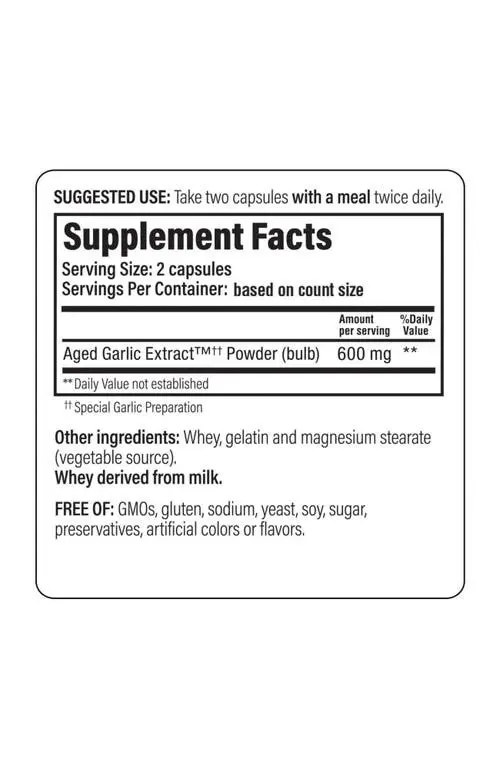 KYOLIC Aged Garlic Extract Formula 100, Cardiovascular Health