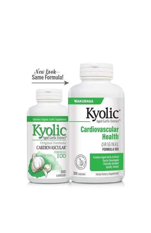 KYOLIC Aged Garlic Extract Formula 100, Cardiovascular Health