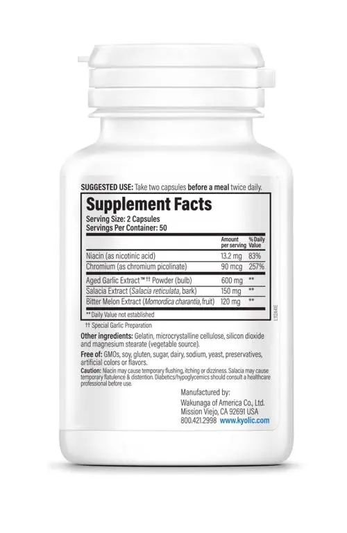 KYOLIC Aged Garlic Extract Formula 112, Blood Sugar Balance