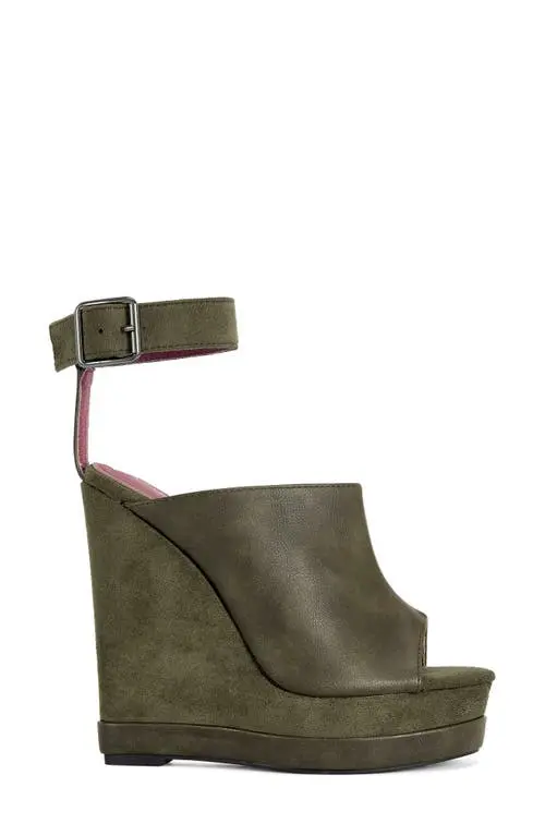 AZALEA WANG Tana Platform Ankle Strap Sandal
