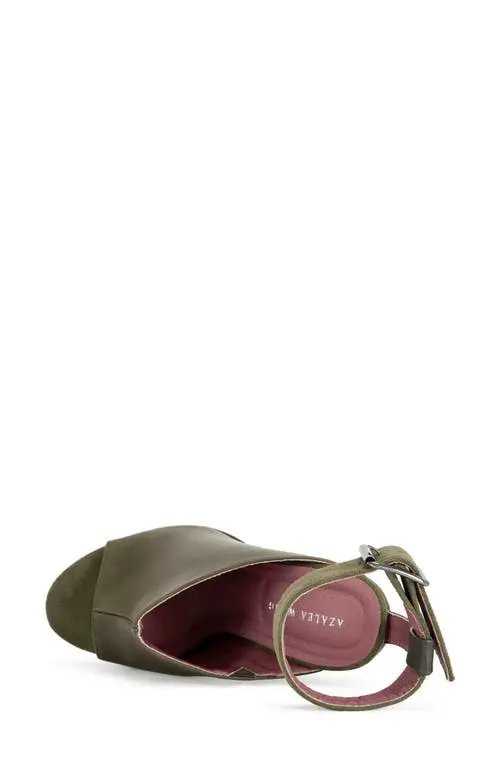 AZALEA WANG Tana Platform Ankle Strap Sandal