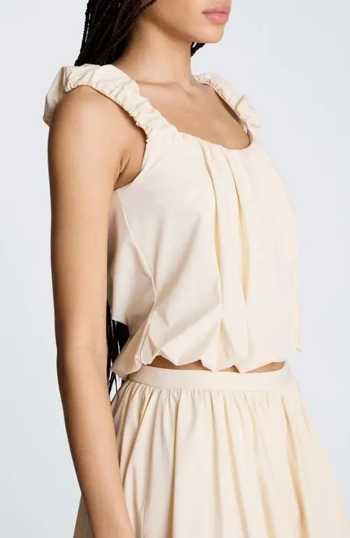 KENNETH COLE Ruched Crop Tank