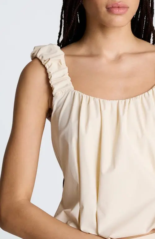 KENNETH COLE Ruched Crop Tank