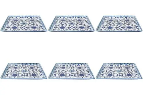 DANICA BRANDS Porto Stamped Plateset Of 2