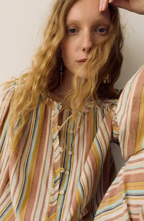 PER UNA BY M&S Stripe Button-up Shirt