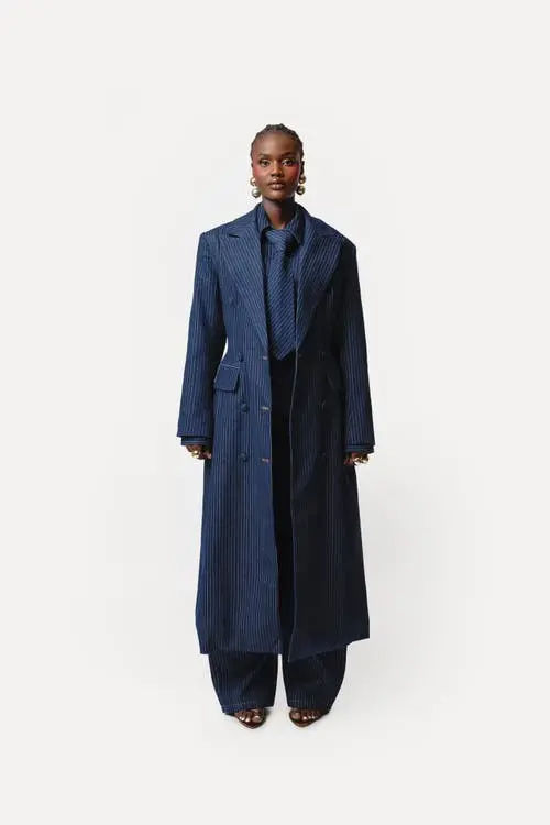 OFUURE Eden Long Jacket - Denim