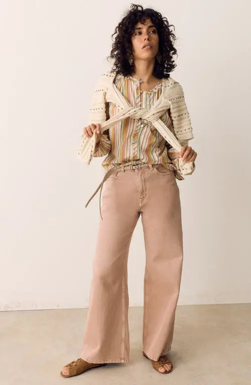 PER UNA BY M&S High Waist Wide Leg Jeans