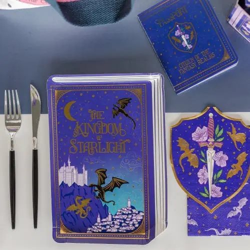 JOLLITY & CO Romantasy Dragon Themed Large Napkins