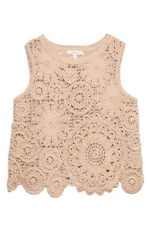 PER UNA BY M&S Crochet Knit Vest