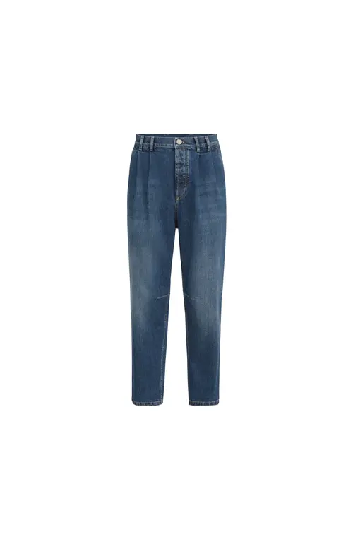 Brunello Cucinelli Comfort Cotton Denim Five-pocket Trousers - Medium Denim