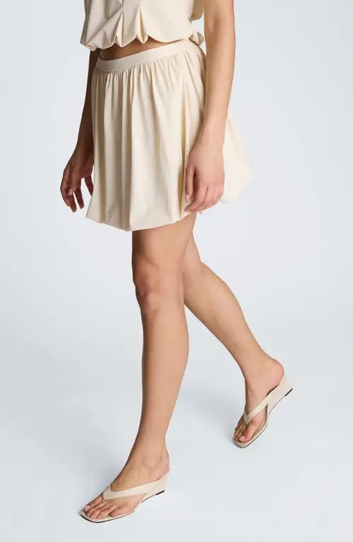 KENNETH COLE Bubble Mini Skirt With Pleats