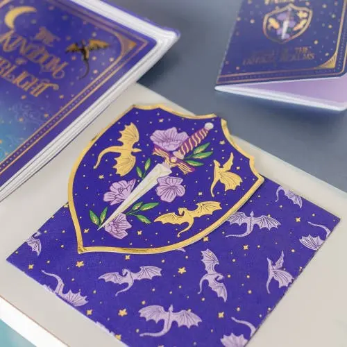 JOLLITY & CO Romantasy Shield & Dagger Large Napkins
