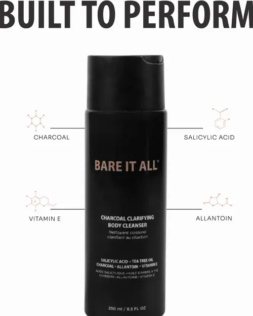 BARE IT ALL Charcoal Clarifying Body Cleanser