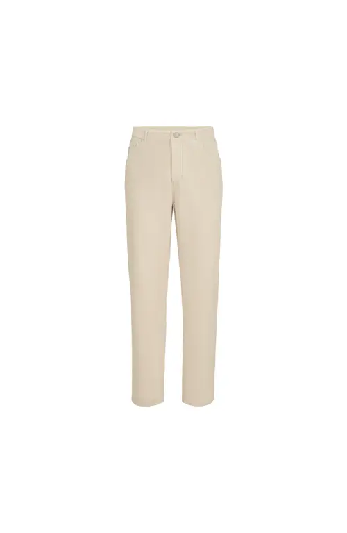 Brunello Cucinelli Garment-dyed Narrow Wale Corduroy Trousers - Sand