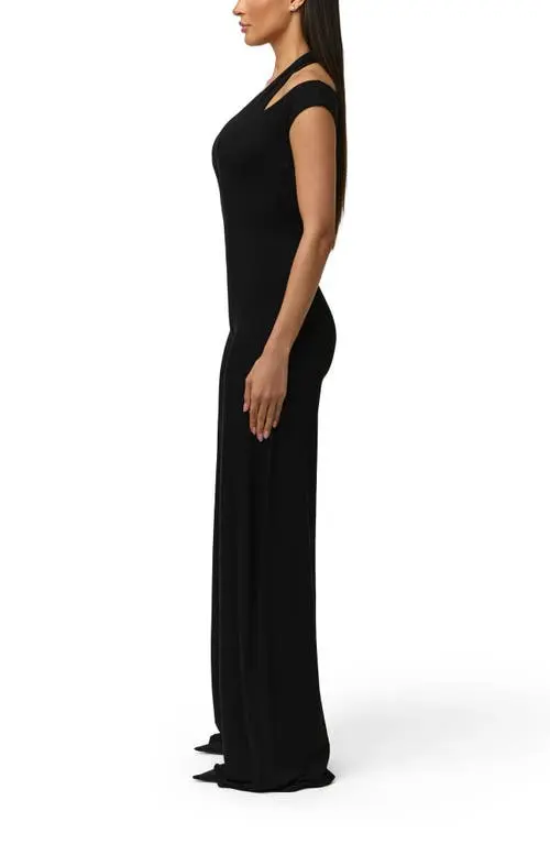 Naked Wardrobe Double-strap Wide Leg Jumpsuit