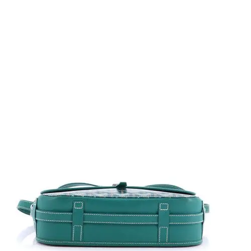 Goyard Belvedere Ii Messenger Bag Coated Canvas Mm - Green