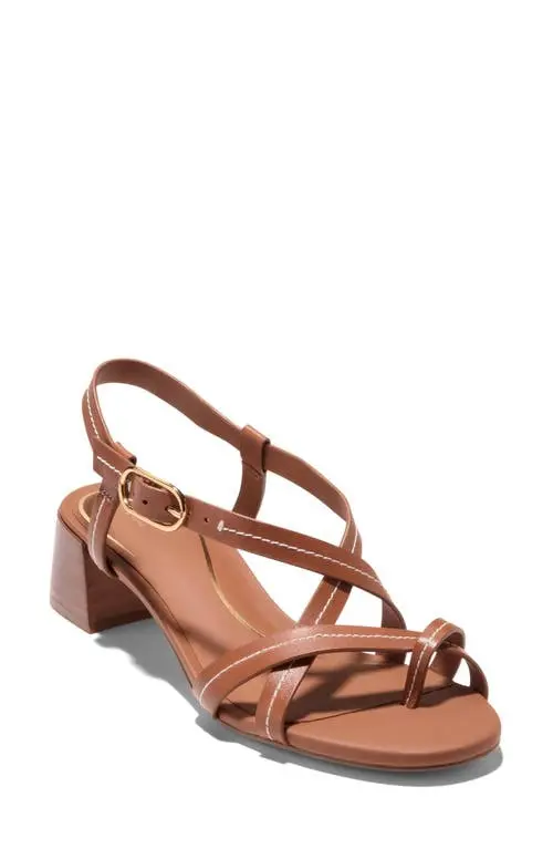 Cole Haan Dillion Slingback Sandal - British Tan/natural Stitch