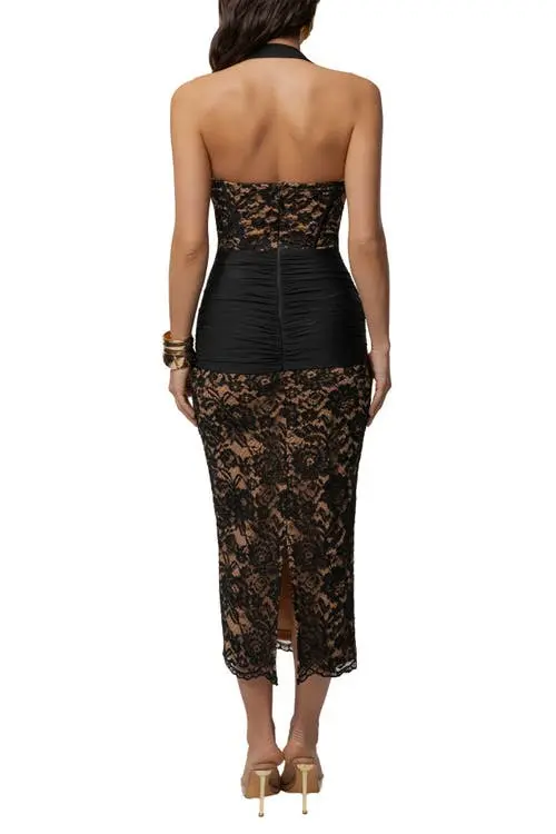 JLUXLABEL Royal Romance Halter Dress