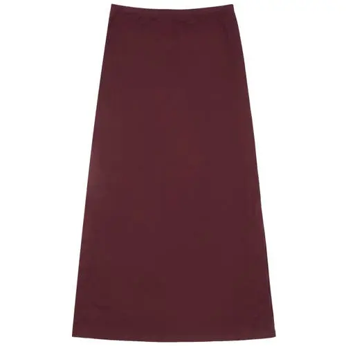MONTE CARLO Ladies Pull-on Knit Skirt - Wine
