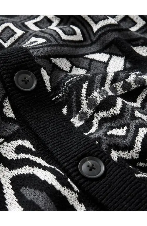 John Varvatos Simone Jacquard Cardigan