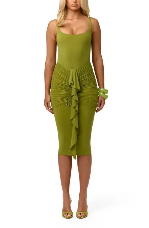 Naked Wardrobe Scoop Neck Tank Bodysuit - Mojito