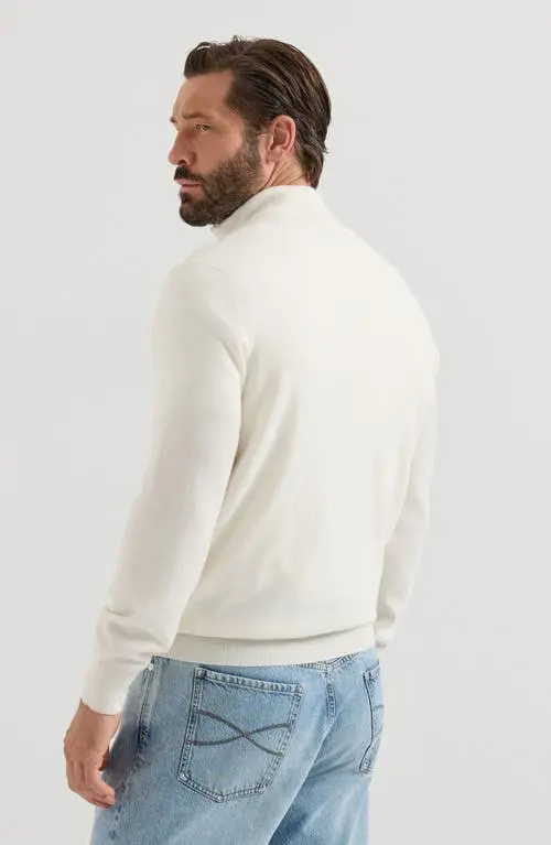 Brunello Cucinelli Cashmere Half-zip Sweater - Panama