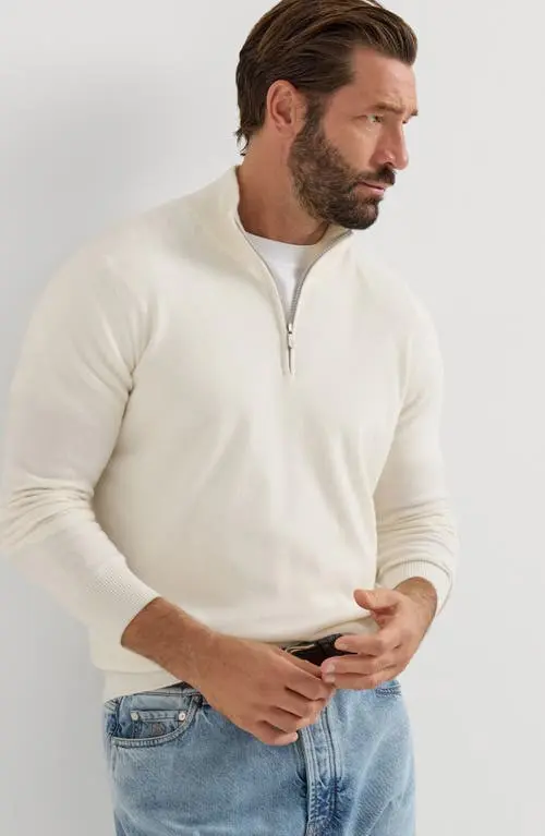 Brunello Cucinelli Cashmere Half-zip Sweater - Panama