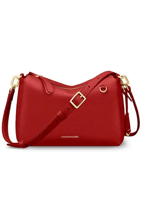 MAISON DE SABRE The Soft Trio Crossbody Bag - Brick Red