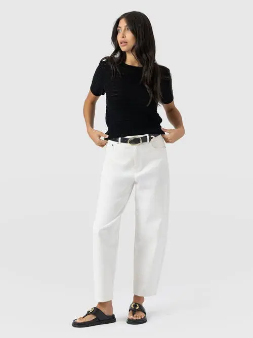 SAINT + SOFIA Ester Short Sleeve Knit