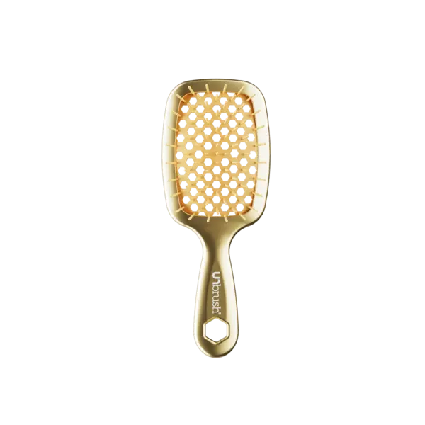 UNBRUSH Mini Detangling Brush - Gold