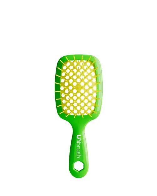 UNBRUSH Mini Detangling Brush - Lemon Lime