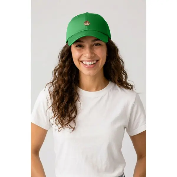 DALIX Sourdough Embroidered Baseball Cap - Olive