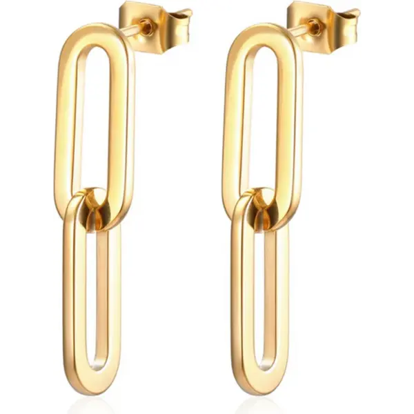 ERIN MCDERMOTT JEWELRY Link Drop Earrings