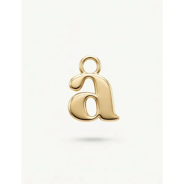 ABLE Initial Charm In Vermeil - Gold