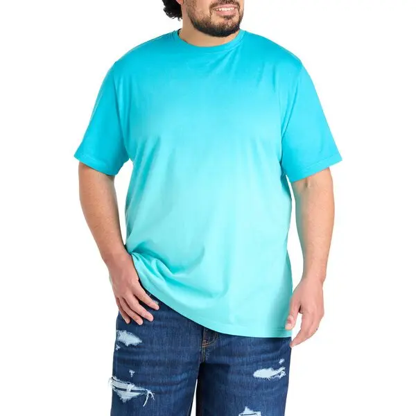 HARBOR BAY BY DXL Big & Tall Moisture-wicking Gradient T-shirt V2 - Multi