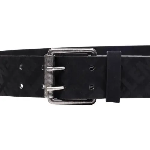 ELEMENT Distressed Pu Belt With Antique Silver Roller Buckle