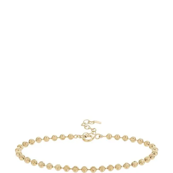 BEARFRUIT JEWELRY Brigitte Textured Chain Bracelet - Gold