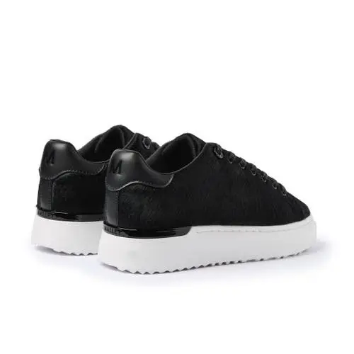 MALLET Pony Hair Low-top Platform Trainers