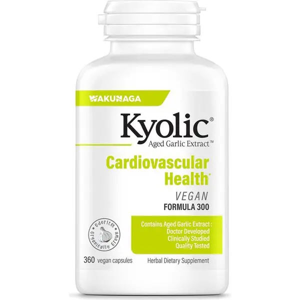 KYOLIC Aged Garlic Extract Formula 300, Cardiovascular Health, Vegan - None
