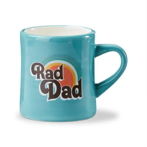 TAG Rad Dad Diner Mug Earthenware Multi 12 Oz 3.45x3.45x3.9