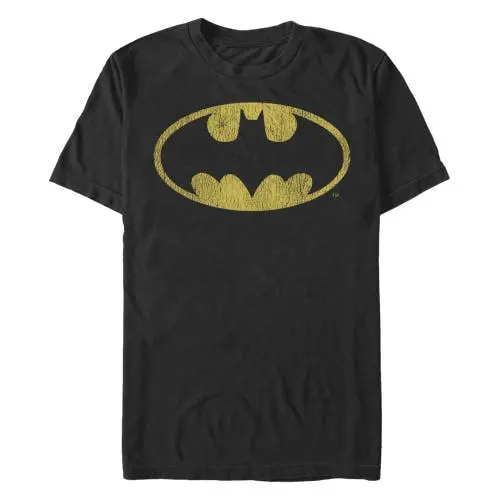 BATMAN Logo Retro Caped Crusader Graphic T-shirt