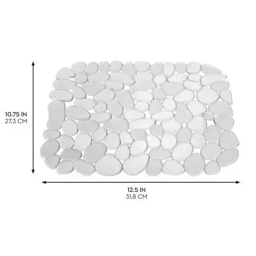 IDESIGN Pebblz Sink Protectorkitchen Sink Mat For Bottom Of Sinkset Of 2