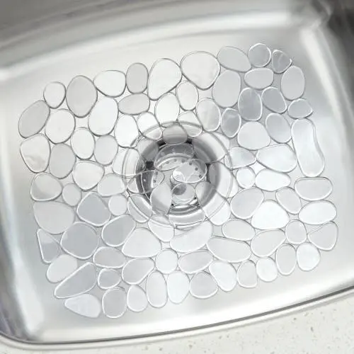 IDESIGN Pebblz Sink Protectorkitchen Sink Mat For Bottom Of Sinkset Of 2