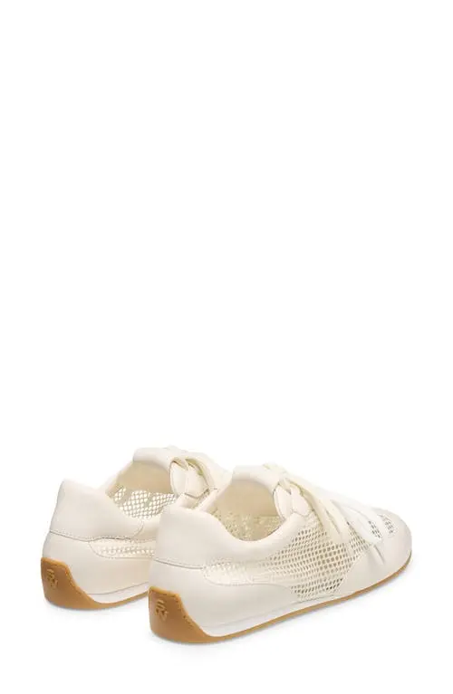 STUART WEITZMAN Bond Open-mesh Panel Lace-up Sneakers - Cream.