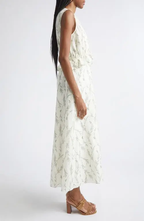 Veronica Beard Dominick Floral Cotton Silk Dress