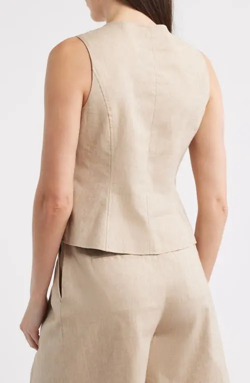 Halogen Crewneck Cutaway Vest